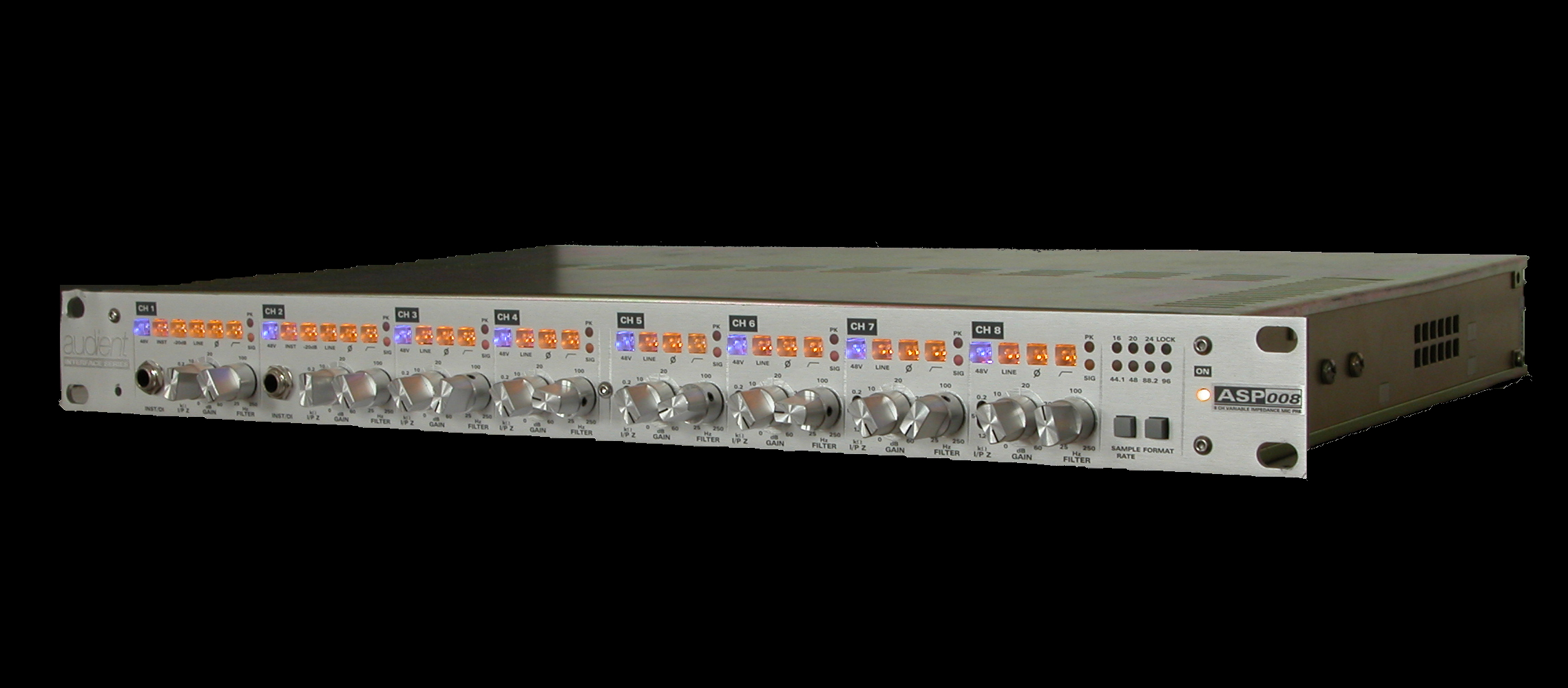 Test Audient ASP008, preamp a otto canali | Audiofader ...