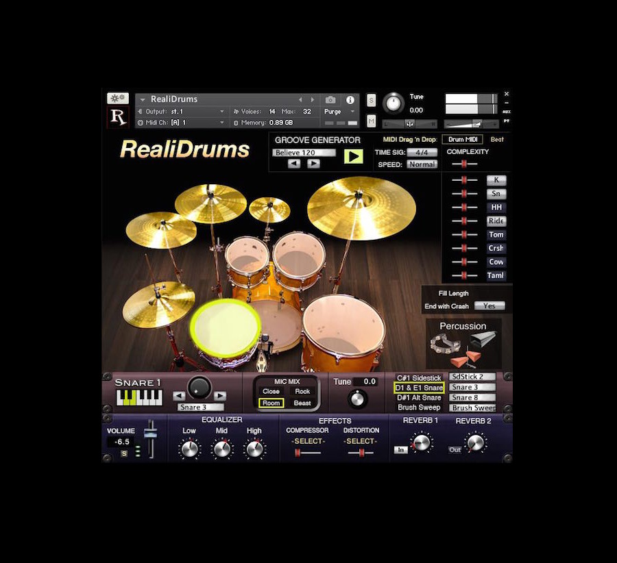 RealiTone presenta RealiDrums 2.0 - Audiofader - RecMixMasterSoundDesign