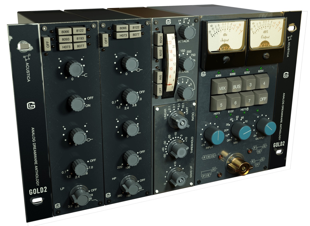 Acustica Audio annuncia Gold 2 | Audiofader - RecMixMasterSoundDesign