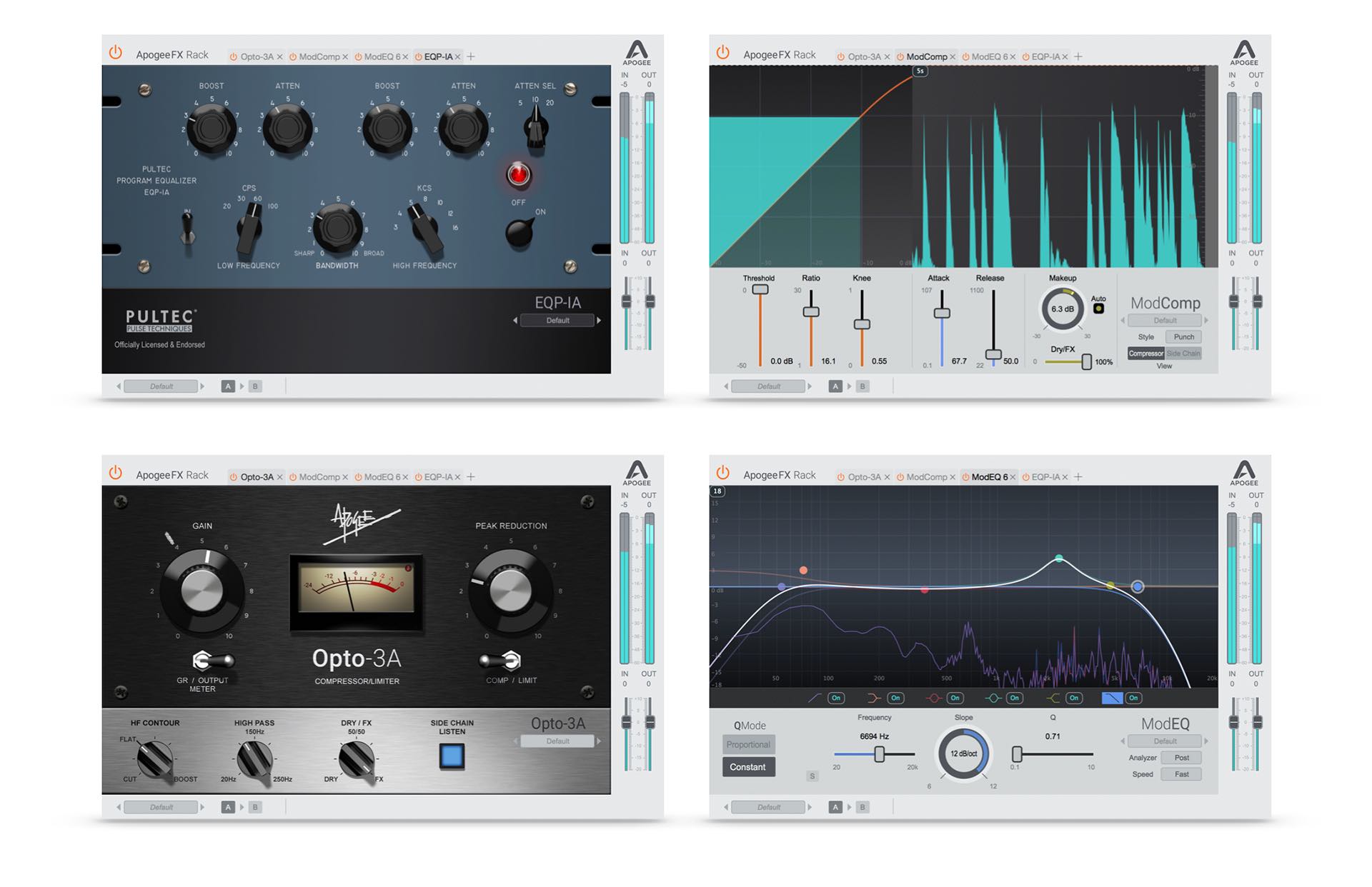 FX Rack, nuovo bundle di plug-in by Apogee | Audiofader ...