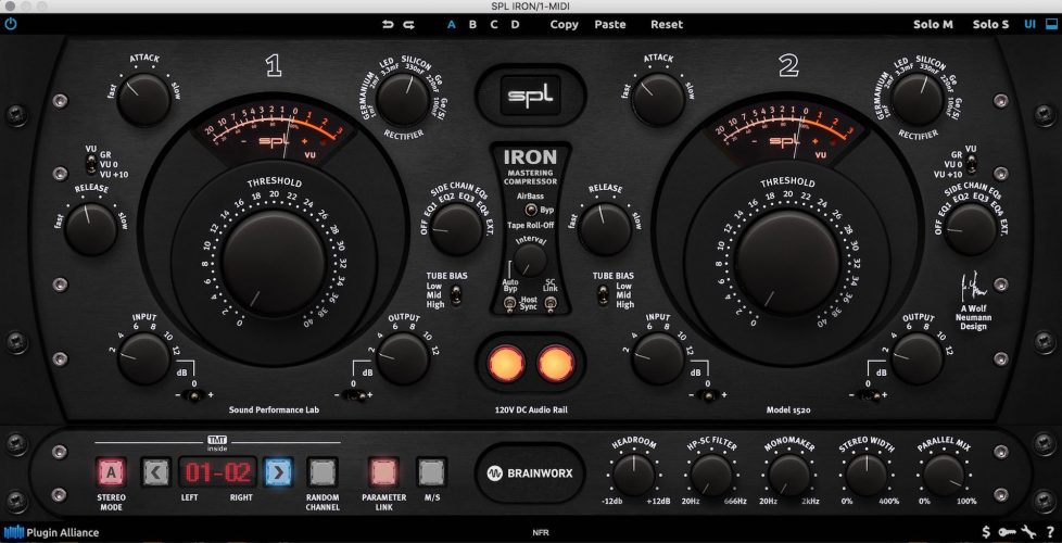 SPL presenta la versione plug-in del compressore da mastering Iron ...
