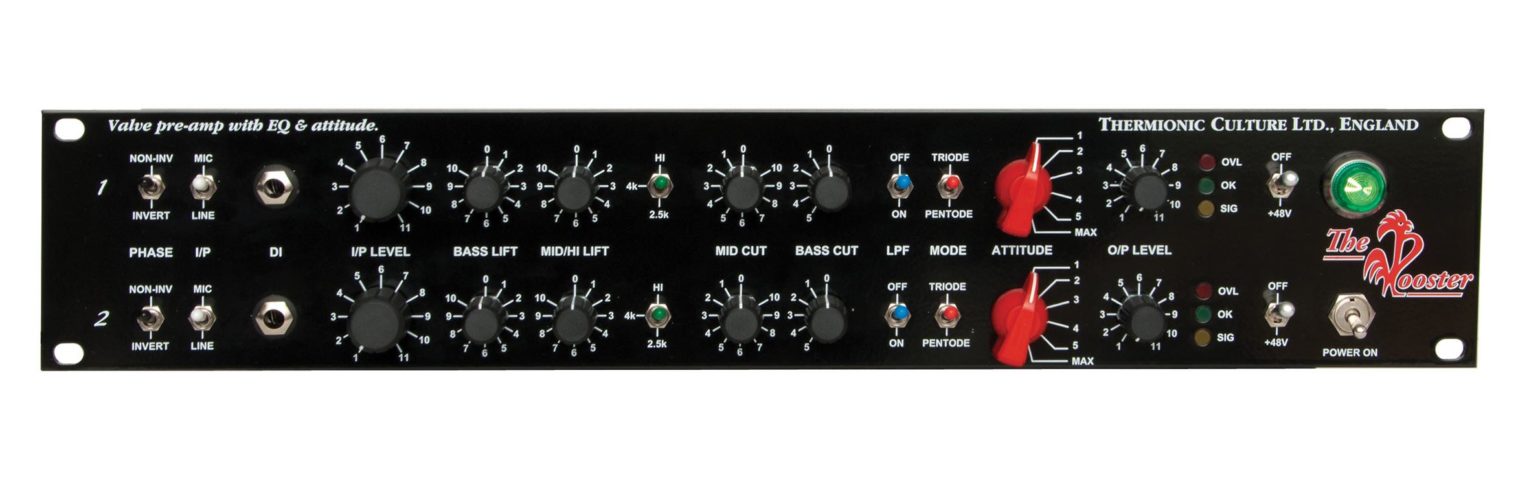 Test: Thermionic Culture The Rooster | Audiofader - RecMixMasterSoundDesign