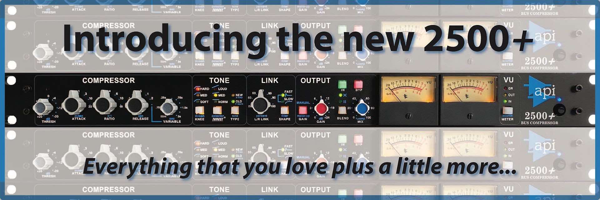 API presenta il nuovo compressore 2500+ | Audiofader ...