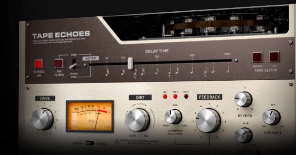 Softube Tape Echoes, tape delay old-school | Audiofader - RecMixMasterSoundDesign