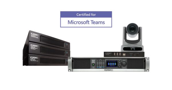QSC presenta nuovi prodotti certificati per Microsoft Teams Rooms ...