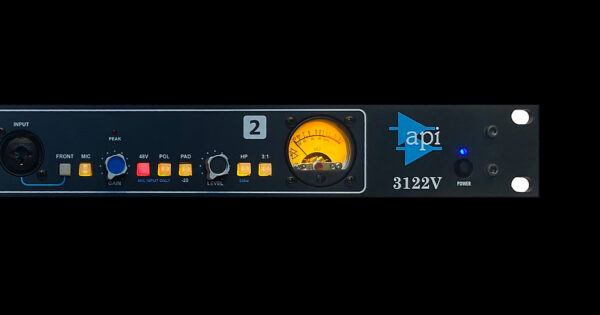 API Audio 3122V, nuovo preamp due canali | Audiofader ...