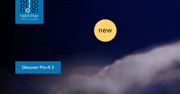 FabFilter: Pro-R 2 è disponibile | Audiofader - RecMixMasterSoundDesign